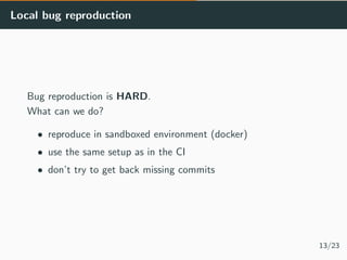 How to Design a Program Repair Bot? Insights from the Repairnator Project | PPT