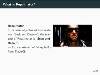 How to Design a Program Repair Bot? Insights from the Repairnator ...