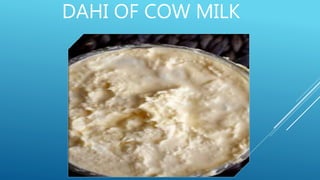 Cow milk products | PPTX