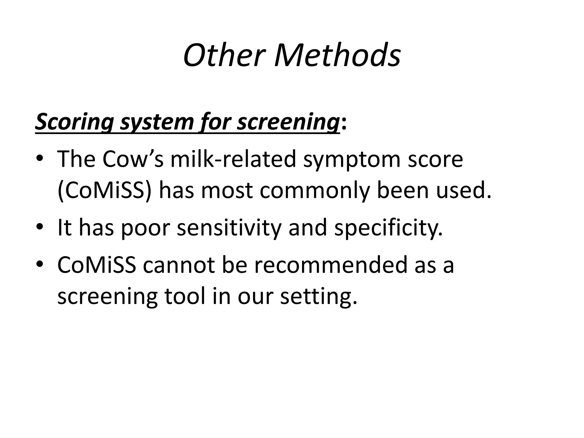Cow milk protein allergy | PPTX