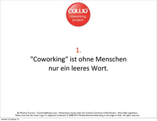 Coworking Manifesto by Cowo® - German | PDF