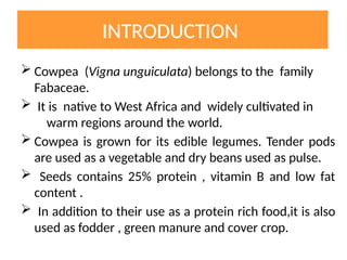 Cowpea.................................. | PPTX