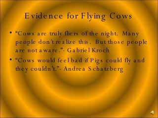Cows Fly Like Pigs | PPT