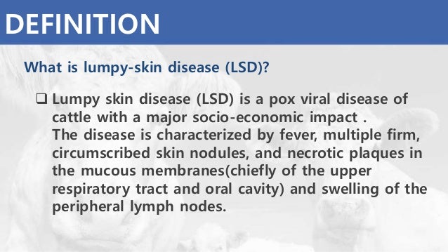 Lumpy skin disease- ppt file
