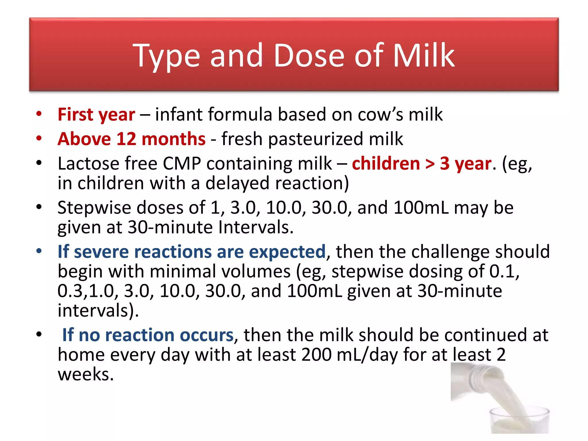 Cows milk protein allergy in infants and children | PPTX