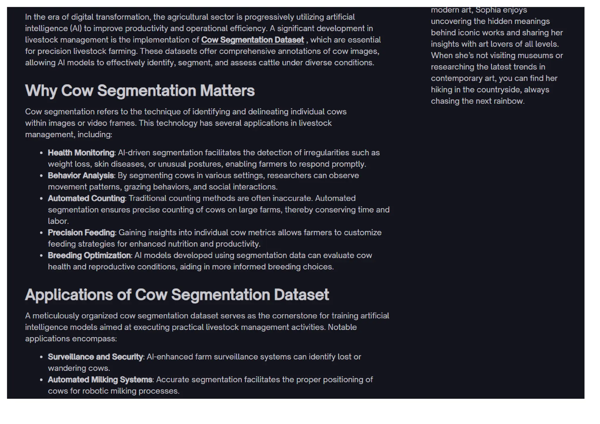 Cow Segmentation Dataset A Vital Tool For Precision Livestock Farming Pdf