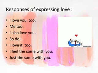 expresing of love | PPTX