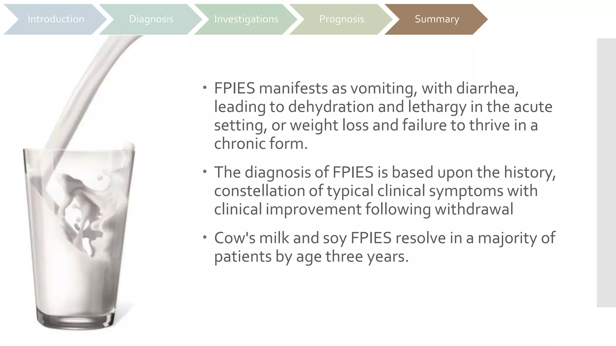 Cow's milk allergy | PPTX