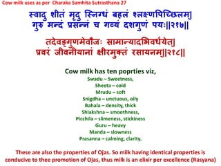 Cow’s milk or buffalo’s milk; Cow Milk Benefits | PPTX