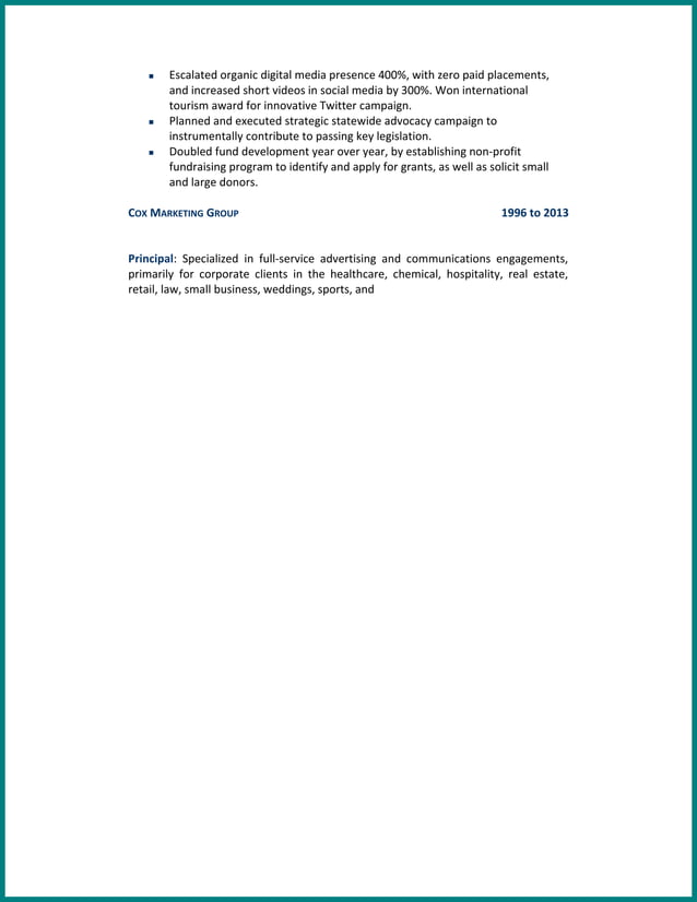 Cox Cary Resume 17 | PDF