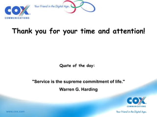 Cox Presentation | PPSX