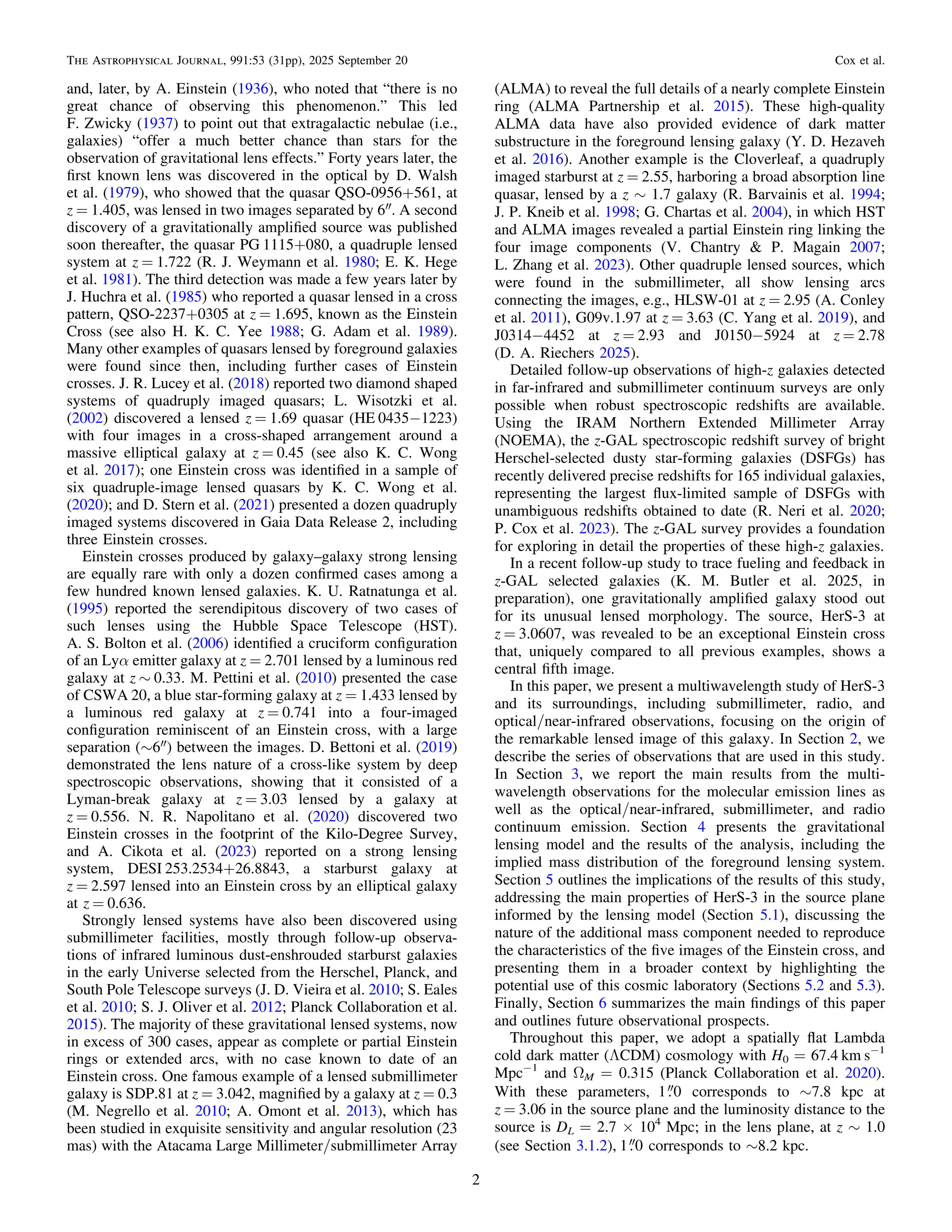 HerS-3: An Exceptional Einstein Cross Reveals a Massive Dark Matter ...