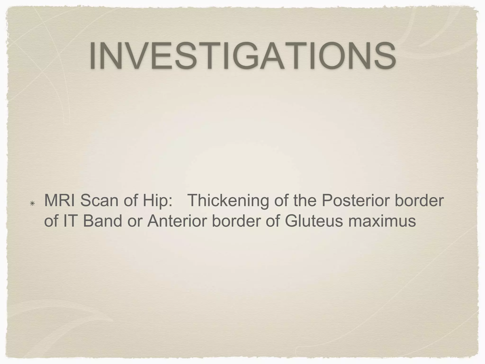 Coxa sultans - External Snapping Hip | PPTX