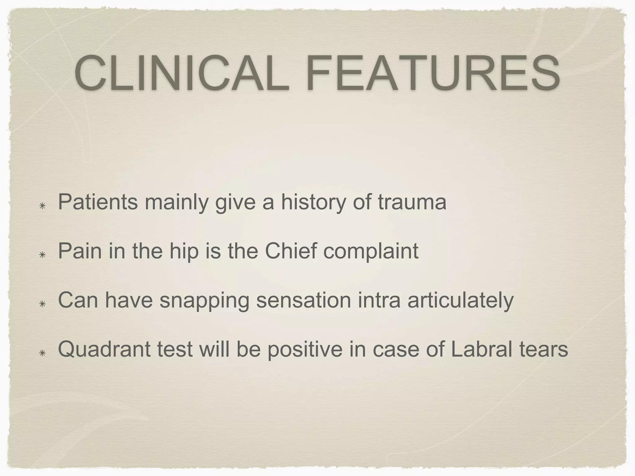 Coxa sultans - External Snapping Hip | PPTX