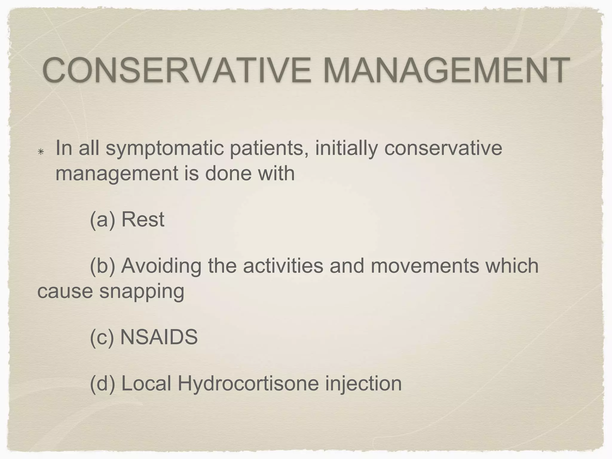Coxa sultans - External Snapping Hip | PPTX