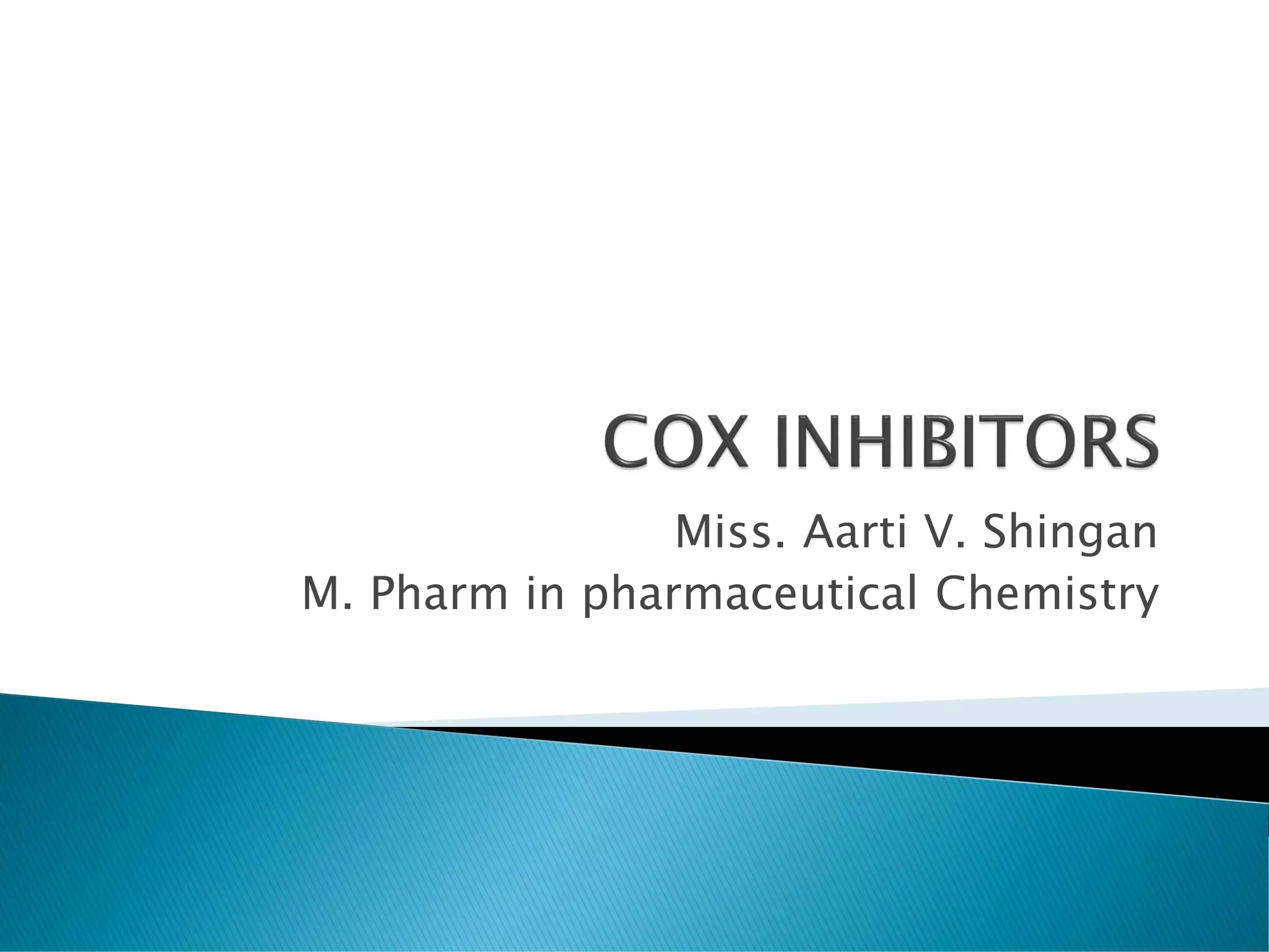 Cox inhibitor | PDF