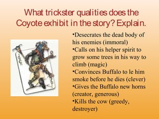 Coyote and the Buffalo | PPT | Religion & Spirituality