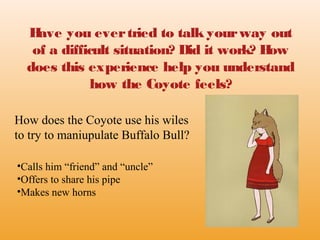 Coyote and the Buffalo | PPT | Religion & Spirituality