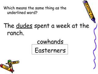 Coyote school news vocab | PPT