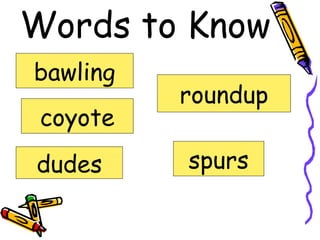 Coyote school news vocab | PPT