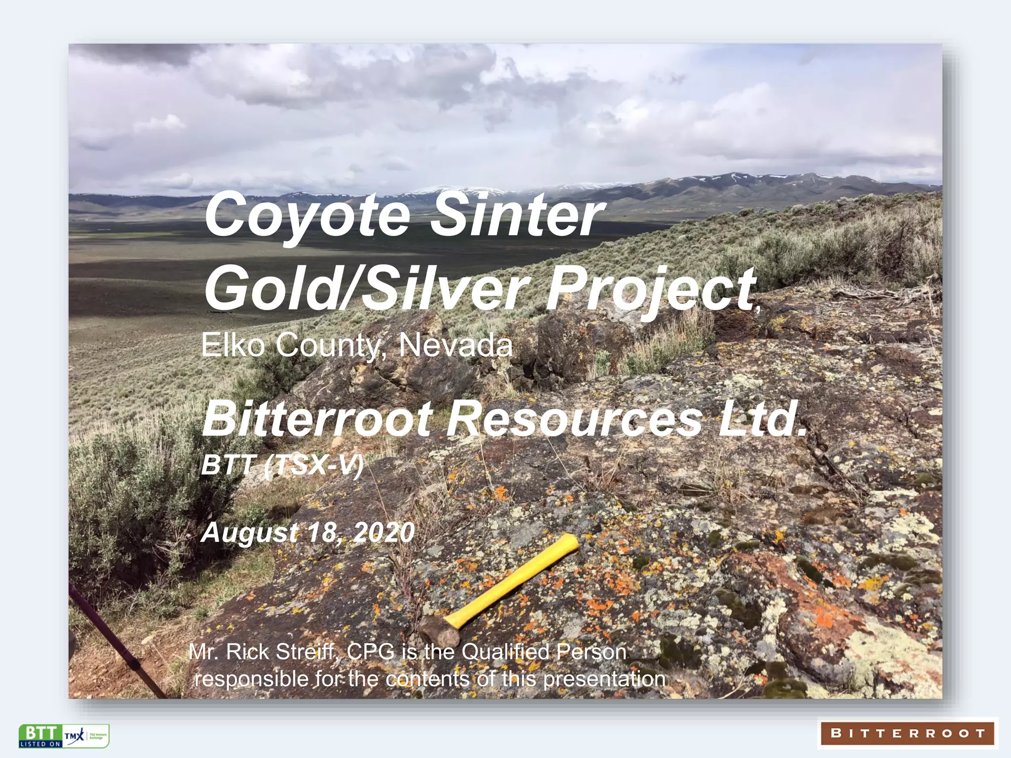Coyote Sinter Project Presentation | PPT