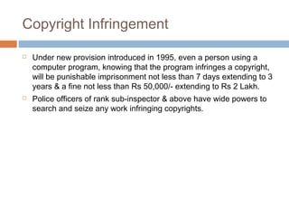 A presentation on Copyright & Copyright Infringement | PPT
