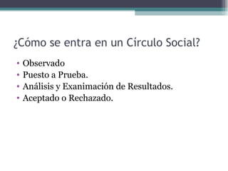 Coyuntura y círculos sociales | PPT