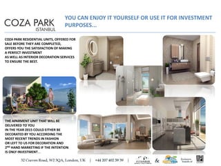 Coza Park Istanbul Presentation | PPT
