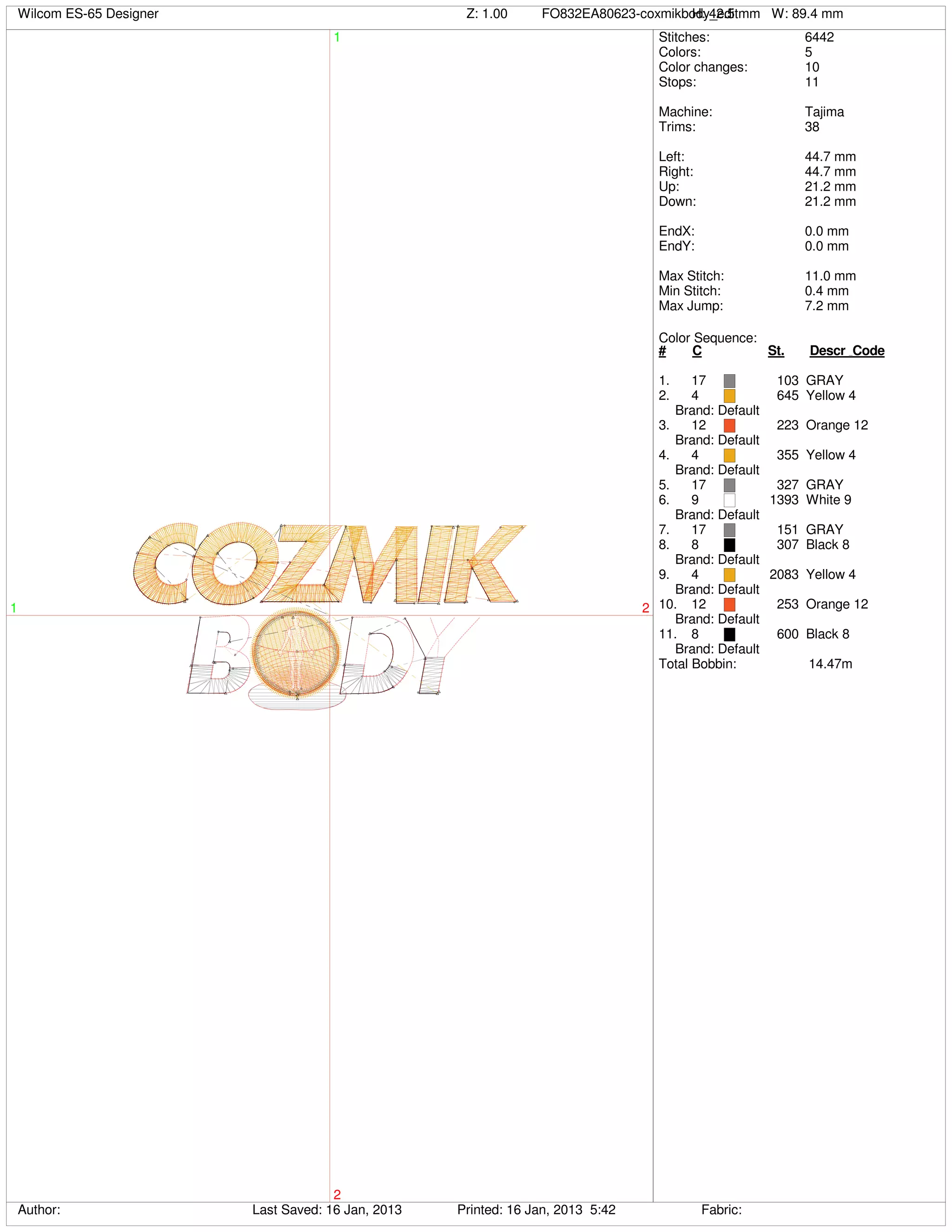 Cozmik body adobe digitized | PDF