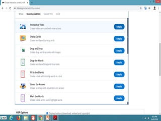 Creating interactive eLearning content | PPTX
