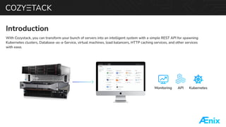 Cozystack: Free PaaS platform and framework for building clouds | PPT