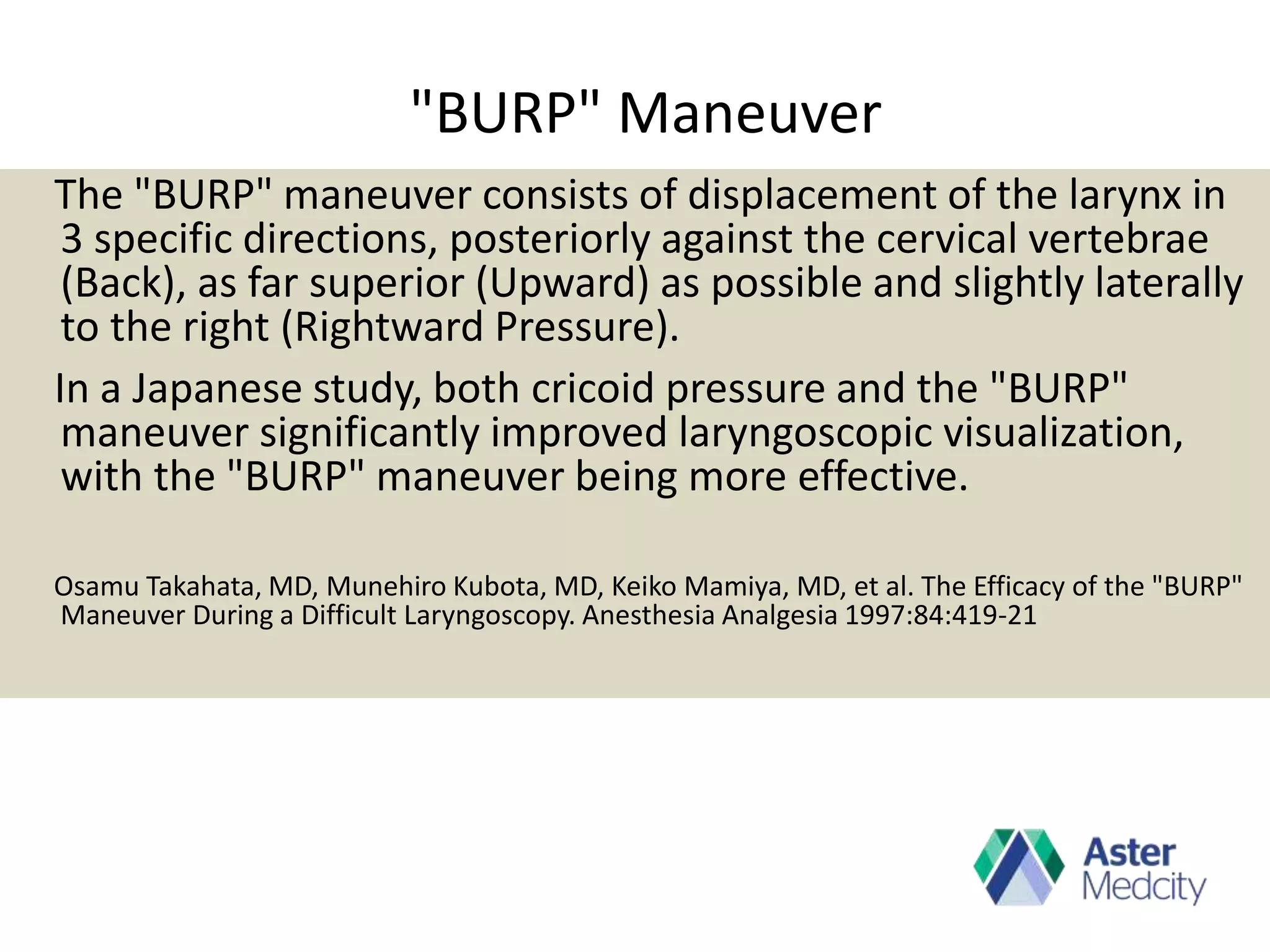 Cricoid pressure -Yes or No? | PPTX