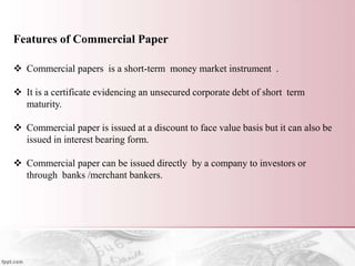 COMMERCIAL PAPERS | PPTX