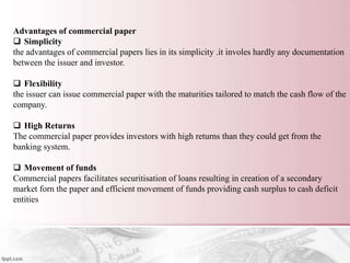 COMMERCIAL PAPERS | PPTX