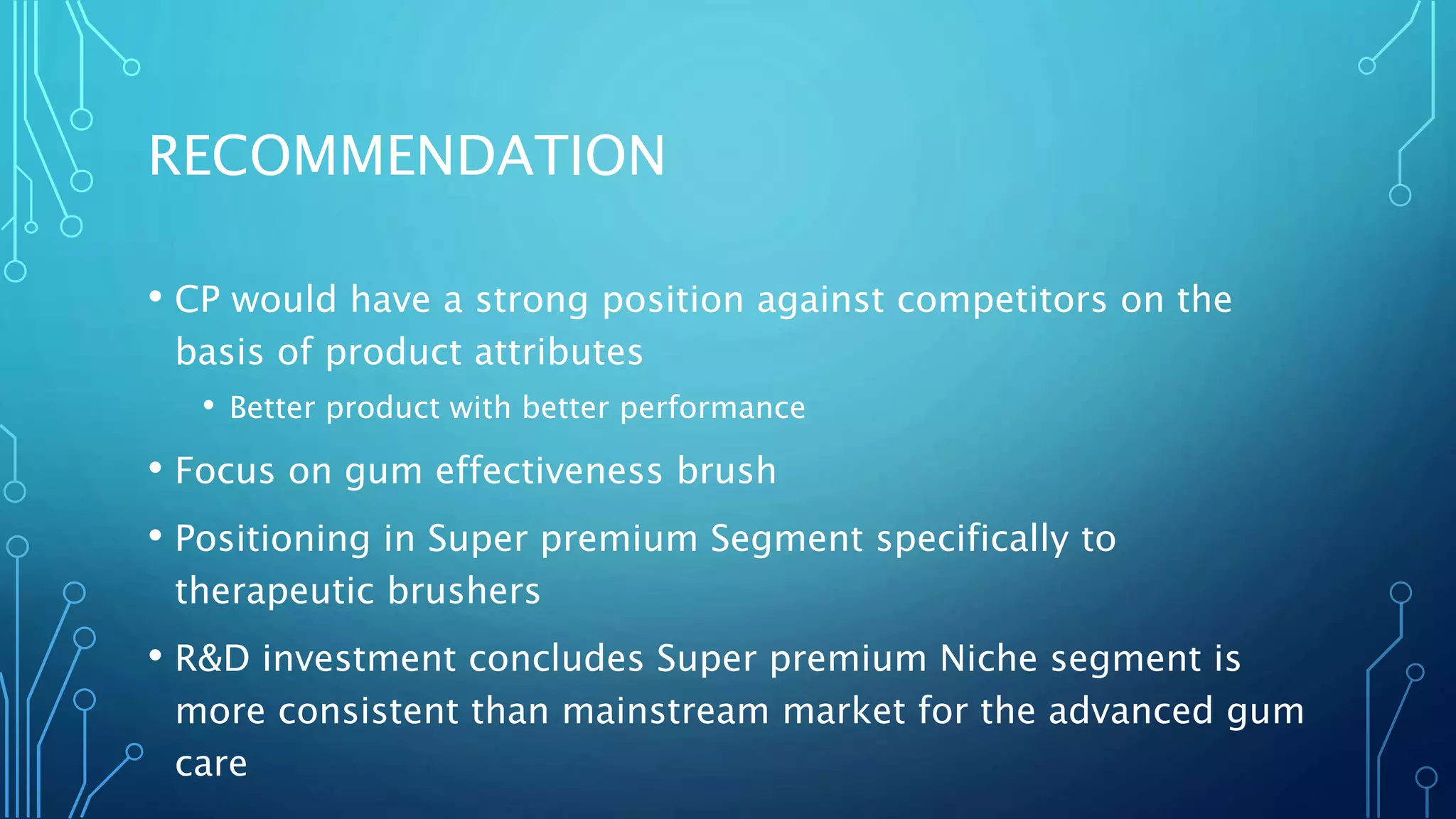 Colgate Palmolive : The Precision Toothbrush | PPTX