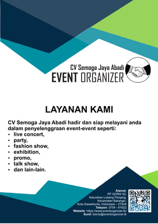 Company Profile Event Organizer | PDF