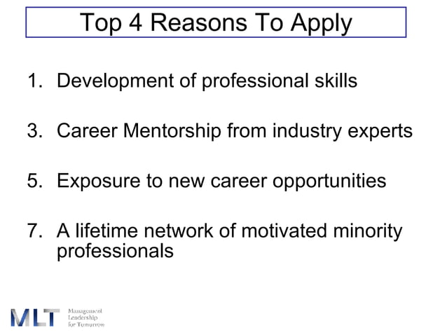 MLT CP 2008 Campus Presentation | PPT