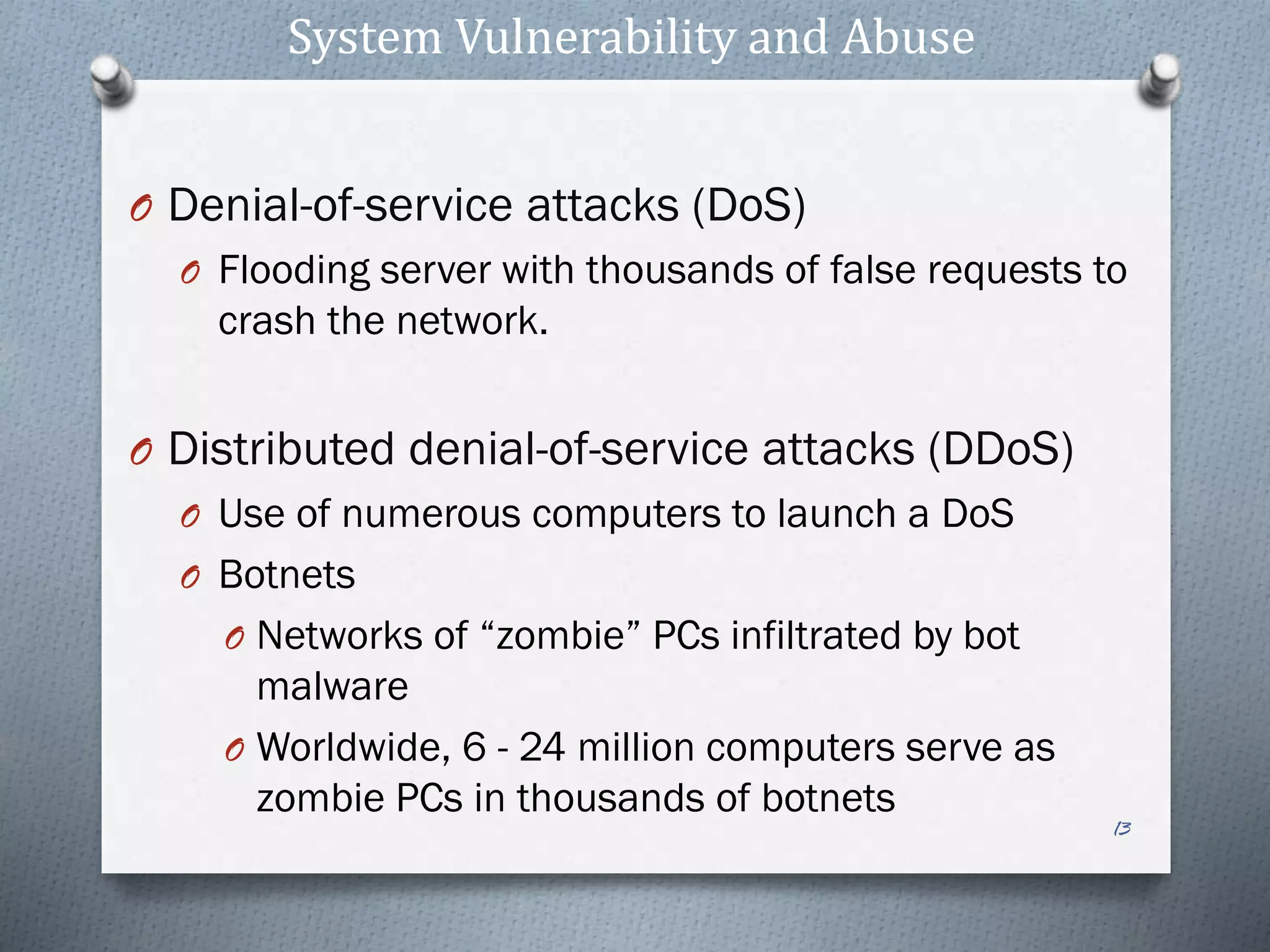 SECURITY & CONTROL OF INFORMATION SYSTEM (Management Information System) | PPTX