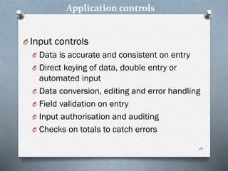 SECURITY & CONTROL OF INFORMATION SYSTEM (Management Information System ...
