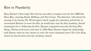 Composer Presentation: Hanz Zimmer | PDF