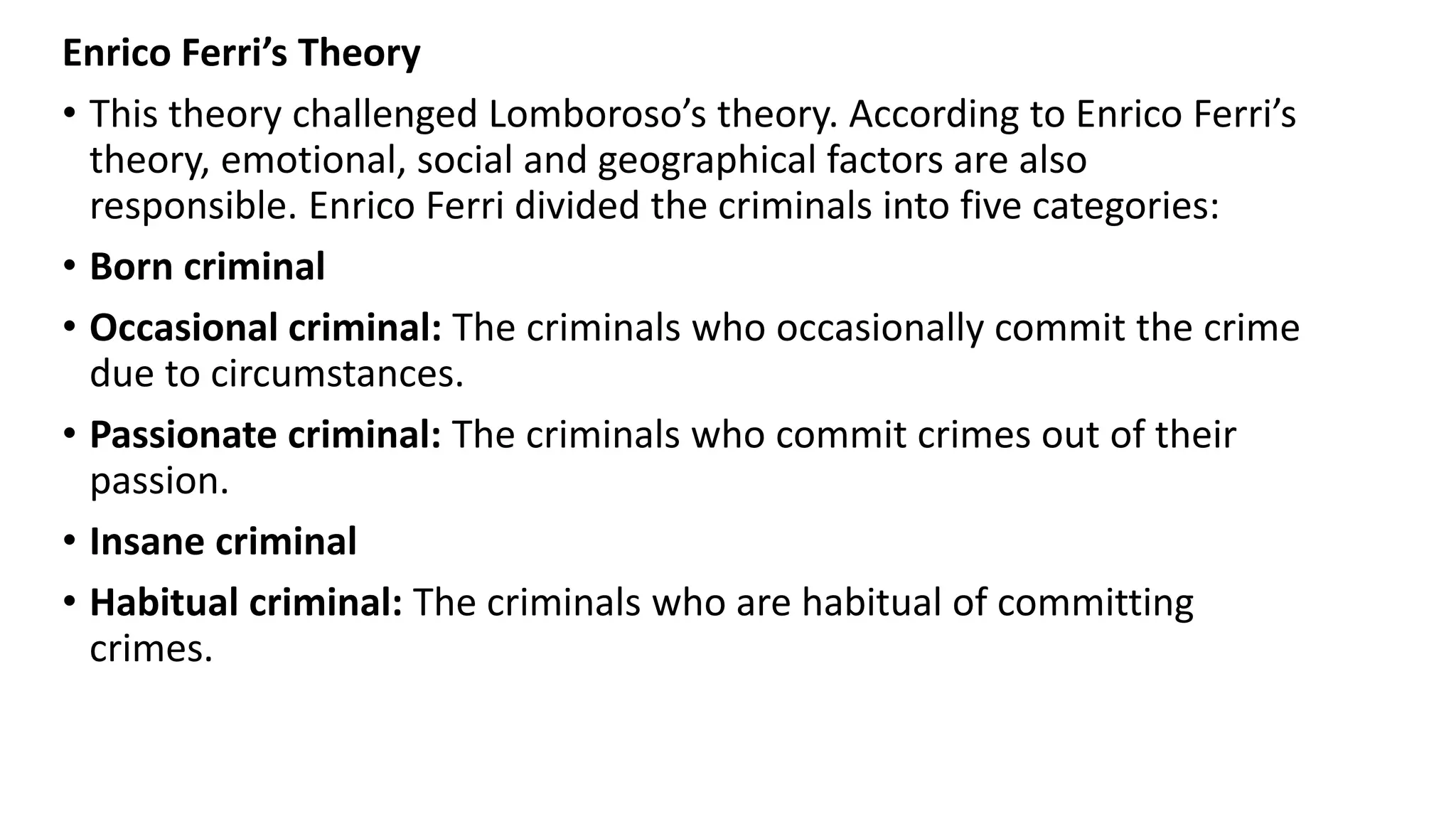 Schools of criminology : pre classical, classical, neo classical ...