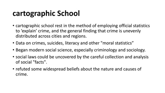 Schools of criminology : pre classical, classical, neo classical ...
