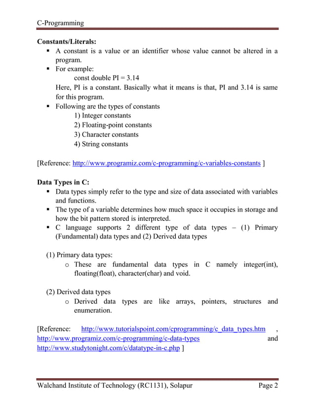 CP Handout#3 | PDF
