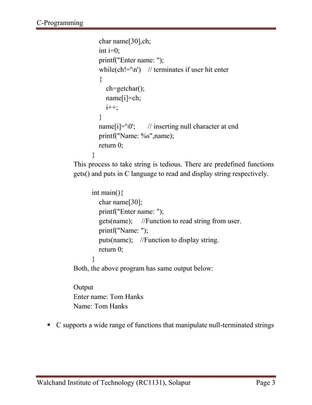 CP Handout#8 | PDF | Programming Languages | Computing