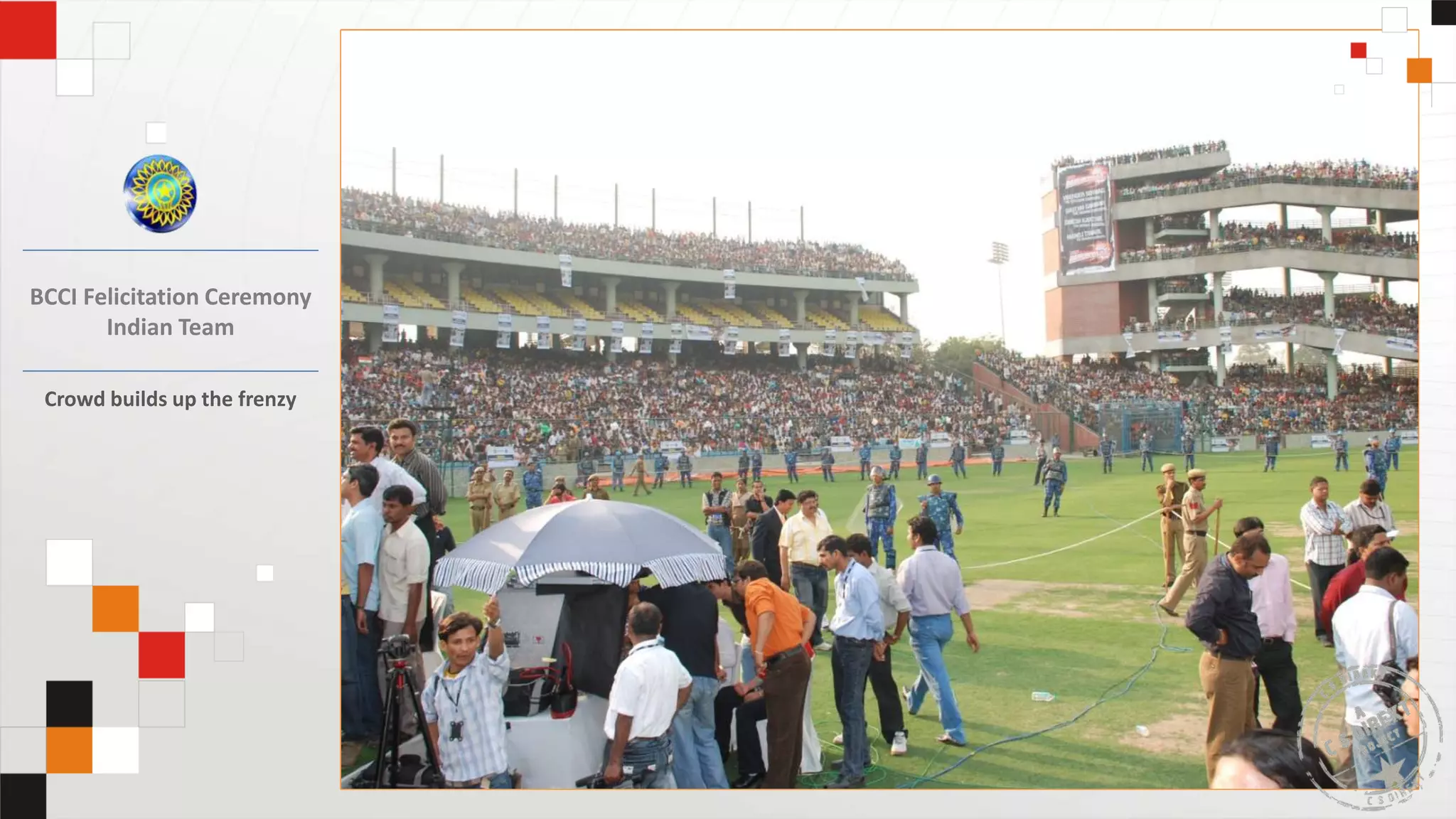 Cp bcci felicitation ceremony | PPTX