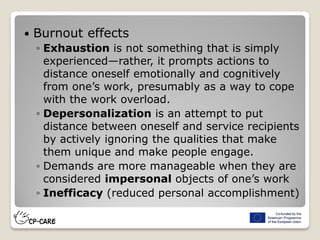 CP-Care - Module 7 - Burn out | PPT