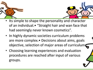 Curriculum evalution | PPTX