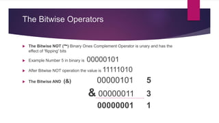 Few Operator used in c++ | PPT