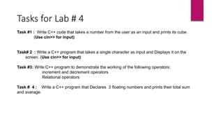 Few Operator used in c++ | PPTX | Programming Languages | Computing