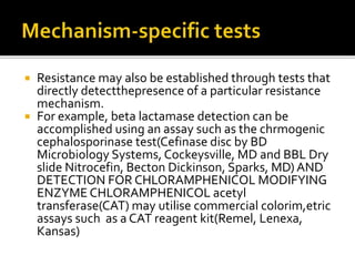 Microbiological Culture sensitivity tests | PPTX